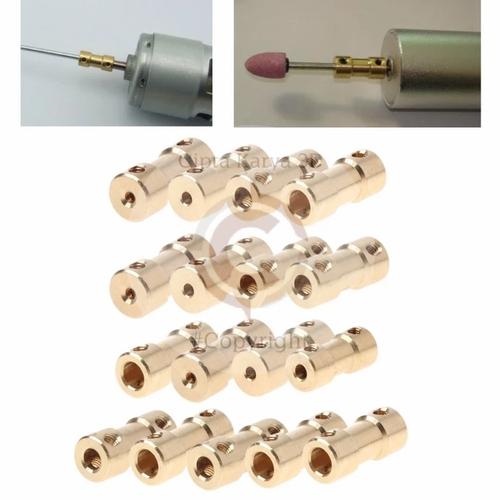 Promo 2-5mm Motor Copper Shaft Coupling Coupler Connector Sleeve ...
