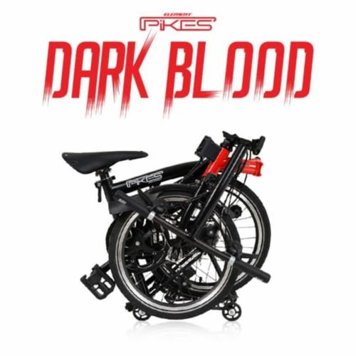 Jual Sepeda Lipat Element Pikes Chico Jericho 16 inch - Dark Blood ...