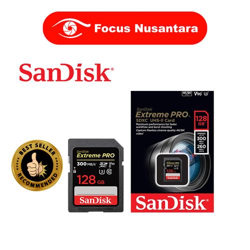 Promo SANDISK Extreme Pro SDXC UHS-II 128GB (300mbps/260) Cicil 0% 3x ...
