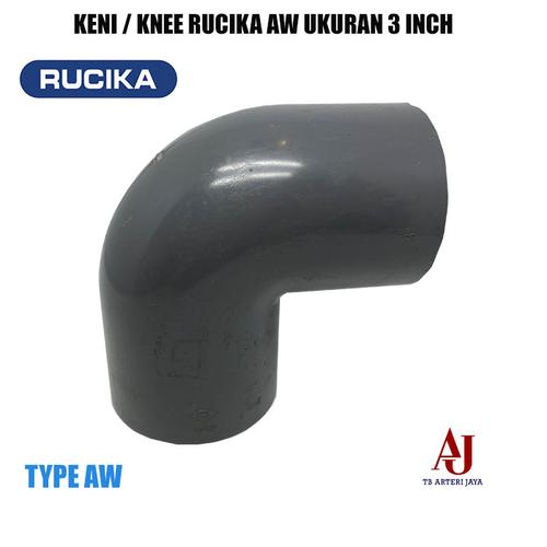 Jual Keni 3 Inch AW Rucika Elbow L Knee Sambungan Keni 3 Inch PVC ...