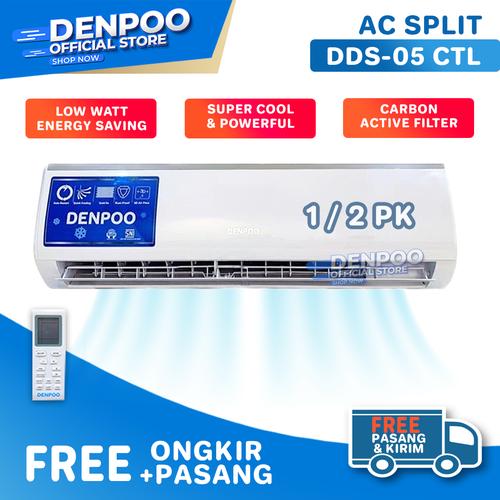 Jual AC DENPOO 1/2 PK + PASANG INSTALASI DDS 05 CTL - UNIT ONLY - Kota ...