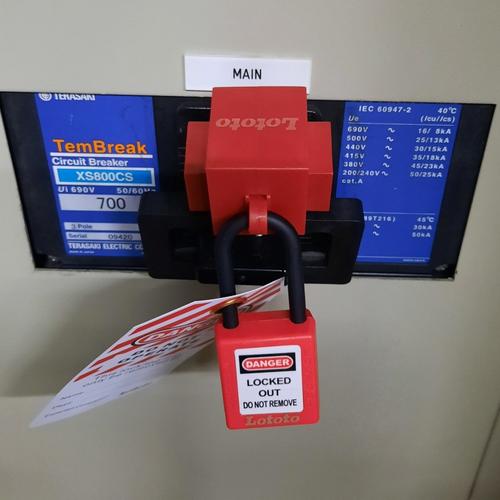 Jual LOTOTO L3823 Safety Loto Clamp-On Circuit Breaker Lockout, Handle ...