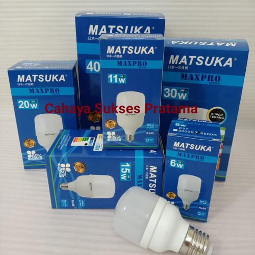 Jual Lampu LED Matsuka Maxpro Series 6/11/15/20/30/40W Cahaya Super ...