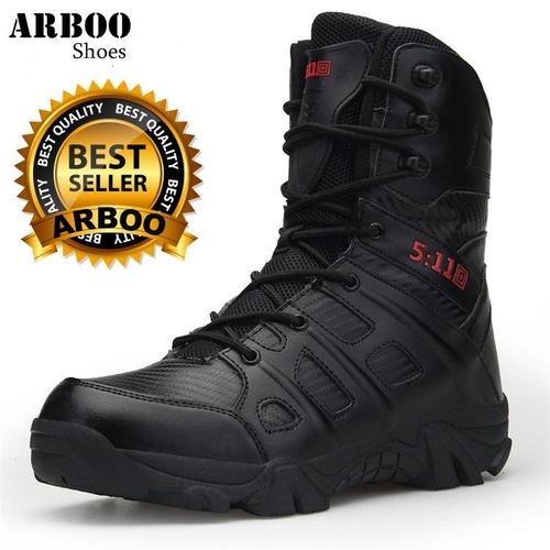 Jual Sepatu PDL Arboo DELTA 5:11 Kulit Sapi Asli Sepatu Militer TNI AD ...