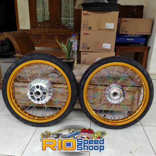 Jual VELG JARI JARI TIGER REVO RING 17 LEBAR 185 215 SEPAKET PLUS BAN ...