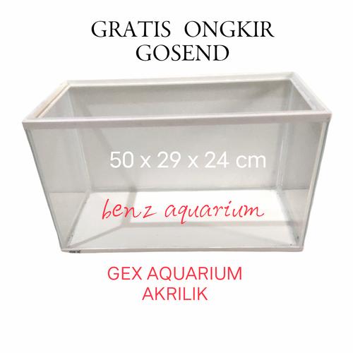 Jual Aquarium Akrilik 50 Cm GEX Akuarium 50 cm - GEX 60x17x25 cm - Kota Depok - Benz Aquarium ...