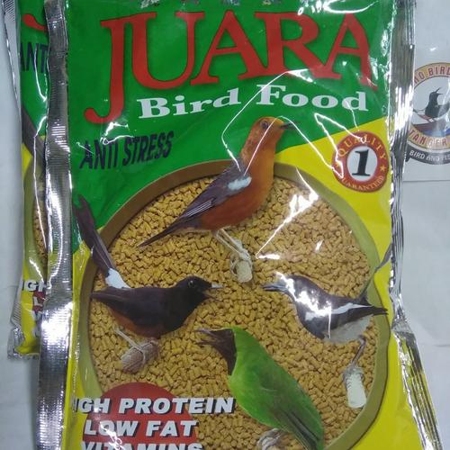 Jual pur juara bird food pelet kuning pakan burung murai kacer jalak ...