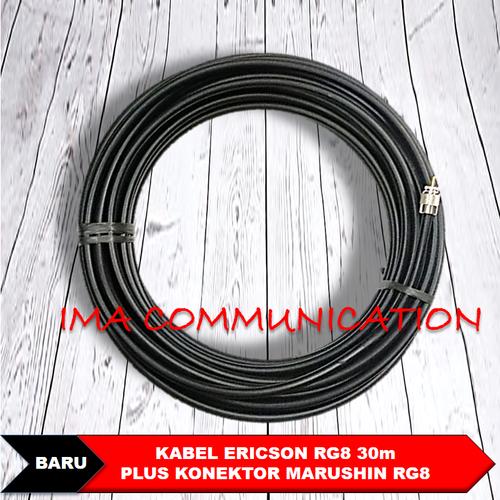 Jual PAKET KABEL ERICSON RG8 30M PLUS KONEKTOR RG8 MARUSHIN - Jakarta Barat - IMA KOMUNIKASI ...