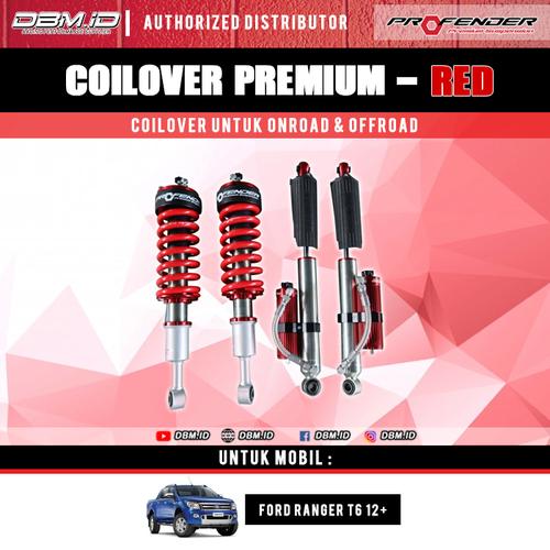 Promo Coilover Monotube PROFENDER QUEEN Ford Ranger T6 T7 12+ - Shock ...