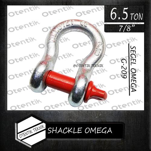 Jual SHACKLE OMEGA 6.5 TON - KLEM SHAKEL 6-1/2 TON - SAKEL - SEGEL 6.5T ...