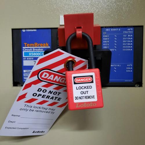 Jual LOTOTO L3823 Safety Loto Clamp-On Circuit Breaker Lockout, Handle ...