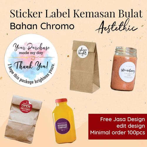 Jual Cetak Sticker Bulat - Cetak Stiker Kemasan Bulat - Sticker ...