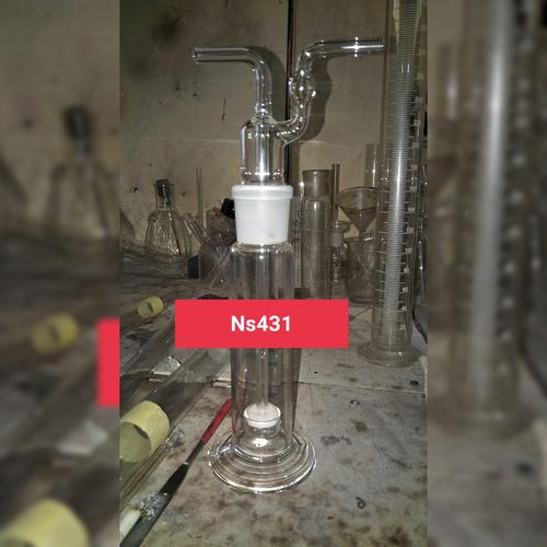 Jual gas washing bottle 250 ml pyrex / midget impinger 250ml pyrex ...