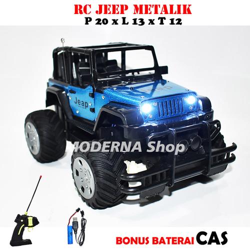 Jual Mainan RC OFFROAD Mobil Remote Control JEEP Baterai CAS Lampu ...