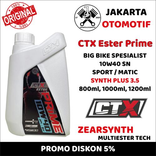Jual CTX ESTER PRIME 10W40 API:SN ZEARSYNTH SYNTHPLUS 3.5 - Drag 0W-20 ...