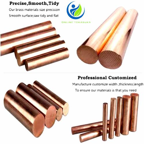 Jual Copper Rod Tembaga bulat / As Tembaga Diameter 6mm x 500mm ...