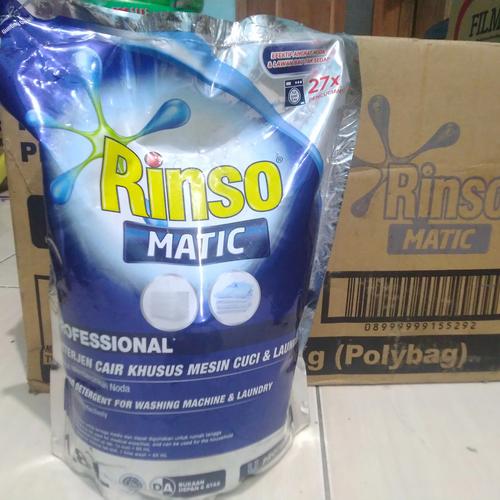 Jual Rinso Matic cair 1800 ml sabun detergen liquid khusus mesin cuci ...