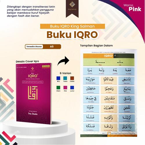 Jual iqro custom nama king salman I Iqra 1 sampai 6 I Iqra berwarna ...