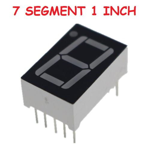 Jual Seven Segment LED 7 Segmen 1 inch Merah 1 digit common 1inch ...