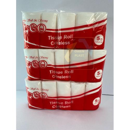 Jual TISSUE TISU BULAT/TISSUE ROLL/TISSUE TANPA DUS TENGAH ISI 5 DAN 10 ...