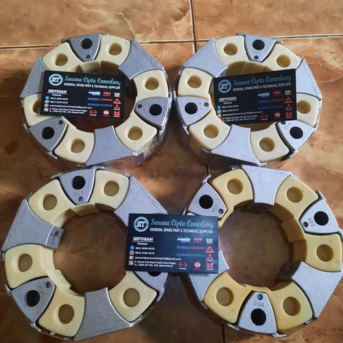 Jual COUPLING RUBBER PU + INSERT TYPE 25H YCC RUBBER COUPLING SIZE 25H ...