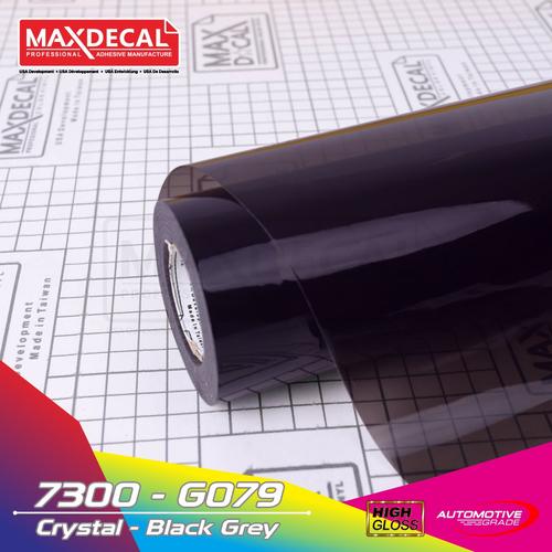 Jual MAXDECAL 7300 G 079 Crystal BLACK GREY Hitam Abu Pekat Transparan ...