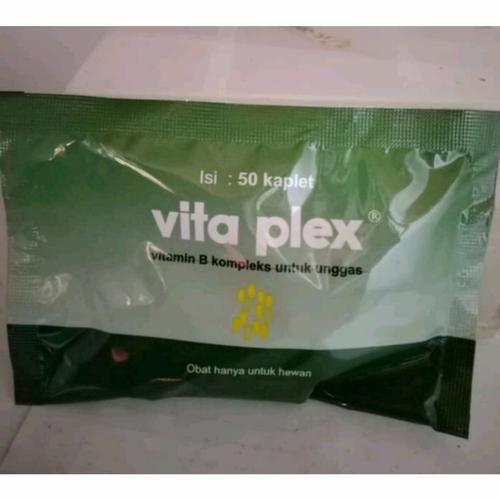 Jual vitaplex vita plex vitamin b kompleks obat ayam 50 kaplet vitaplek ...