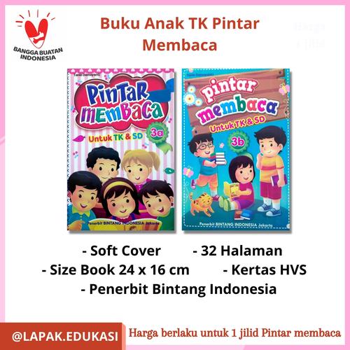 Jual Buku Belajar TK PAUD | Pintar Belajar Membaca | Jilid 3A dan 3B ...