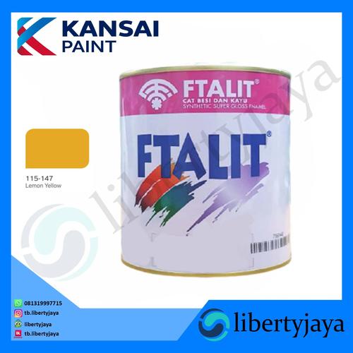 Jual 1kg 147 Lemon Yellow KF-47 FTALIT Cat Besi & Kayu - Jakarta Utara ...