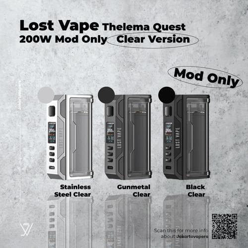 Jual Thelema Quest 200W MOD ONLY CLEAR Version by Lost Vape / Lostvape ...