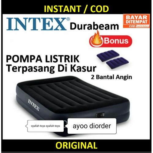 Jual INTEX KASUR ANGIN - KASUR INTEX DURABEAM REST RAISED AIRBED ...