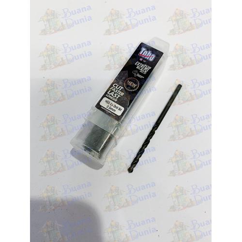 Jual Matabor Besi TOHO 2.5mm | Mata Bor Besi Extreme Black | Drill Bit ...