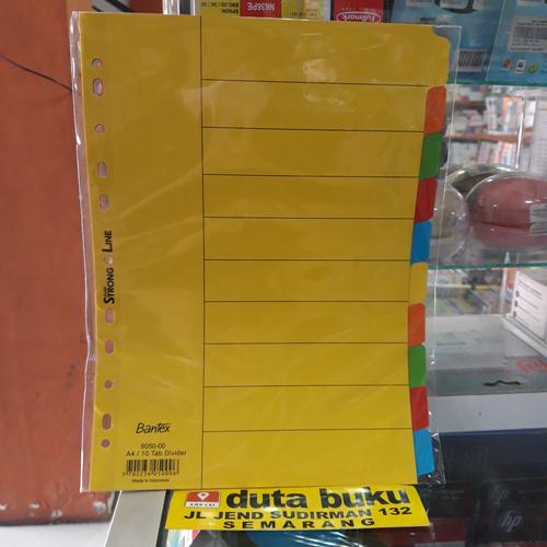 Jual Divider Bantex A4 Pages / Binder A4 Bantex / Pembatas File - 6050 ...