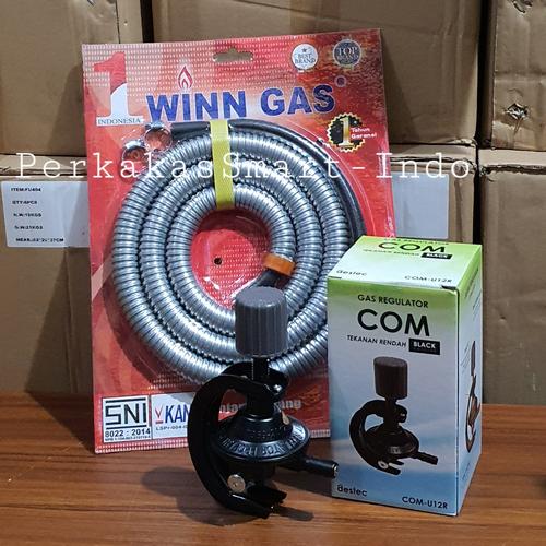 Jual paket selang gas lpg destec com regulator tekanan rendah 201s ...
