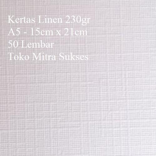 Jual Kertas Linen Jepang 230gram A5 isi 50 Lembar - A5 - Jakarta Barat ...