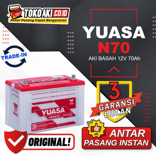 Promo Yuasa Pafecta N70 - 70Ah - Tukar Aki Lama Cicil 0% 3x - Jakarta Pusat - Toko Aki.co.id ...