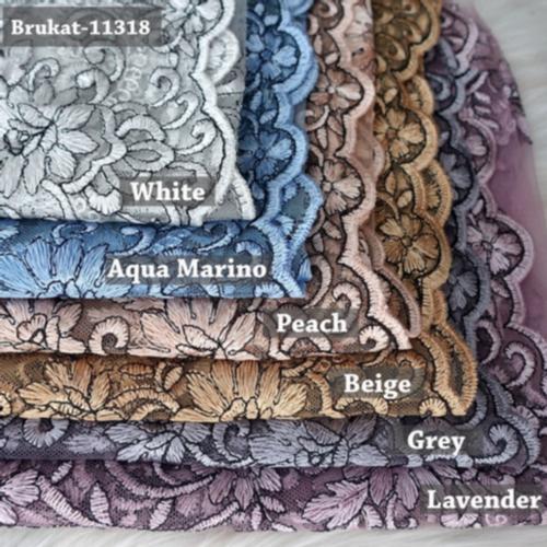 Jual Kain Brokat / Kain Brokat Outline 11318 (Per 0.5 meter) - Kab ...