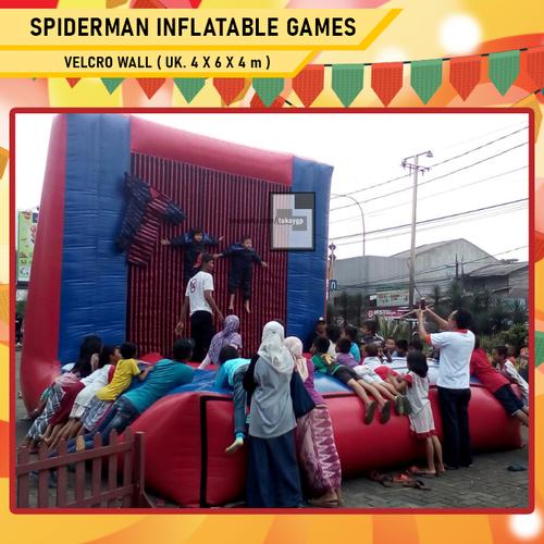Jual Inflatable game Spiderman Velcro Wall - Kota Tangerang Selatan ...