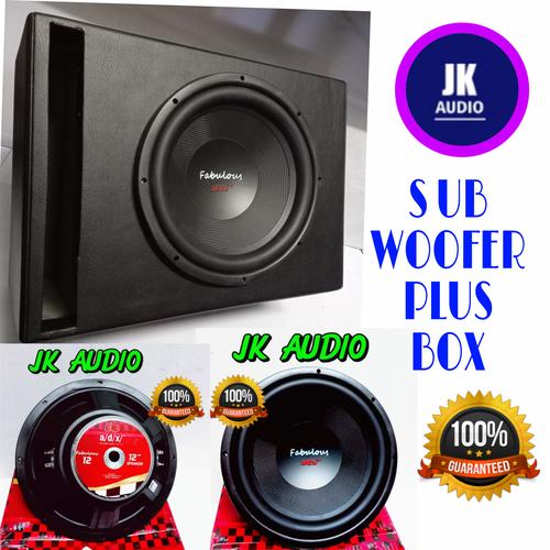 Jual Subwoofer 12 Inchi Plus Box Subwoofer Bahan MDF 18mm Subwoof ...