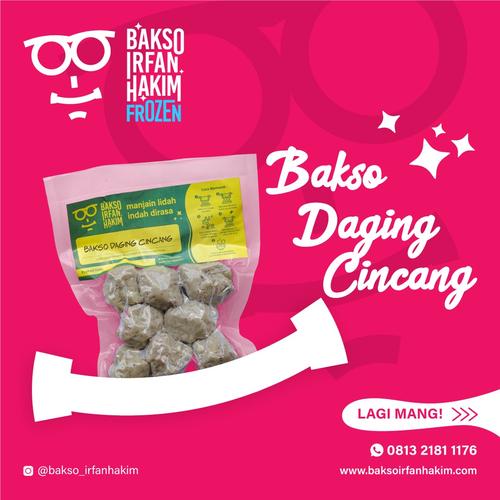 Jual Frozen Food Bakso Irfan Hakim Bakso Daging Cincang - Big Pack ...