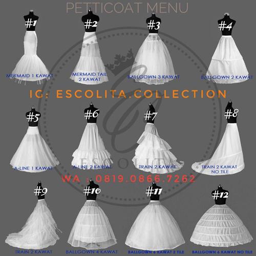 Jual Petticoat / Petikut / Petikot Menu - #3 3Kawat - Kota Tangerang ...