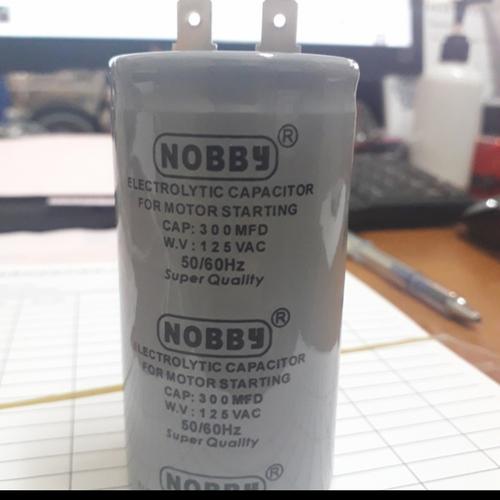 Jual Kapasitor Starting 300MFD 125VAC Nobby dan capasitor 300mfd 250vac ...