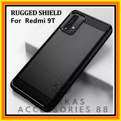 Jual XIAOMI REDMI 9T LIKGUS FIBER CARBON CASE SILICONE BACK CASING ...