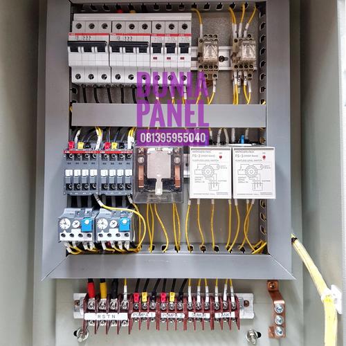 Jual PANEL POMPA TRANSFER 3P 5,5KW/7,5HP 220V TRANSFER PUMP BERGANTIAN ...