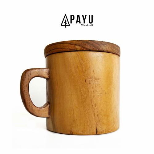 Jual Cangkir Kayu / Gelas Kayu stainless / Wooden Mug - tanpa logo ...