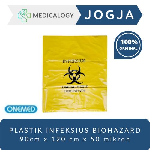 Jual Plastik Infeksius Kuning 90 cm x 120 cm x 50 mikron isi 5 - Kab ...