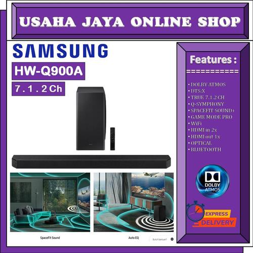 Promo SAMSUNG HW-Q900A SOUNDBAR 7.1.2 CH NEW 2021 | HWQ900A DOLBY ATMOS ...