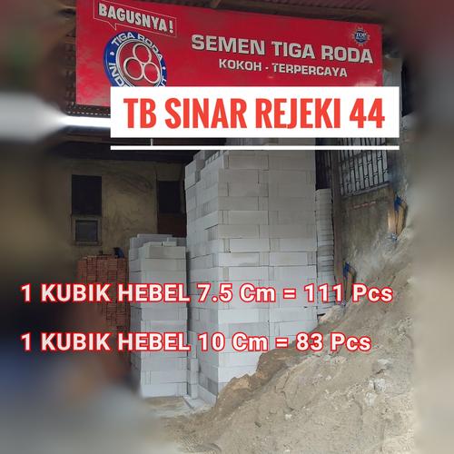 Jual HEBEL Batu Bata Ringan Harga per 1 Kubik - Jakarta Pusat - TB Sinar Rejeki 44 | Tokopedia