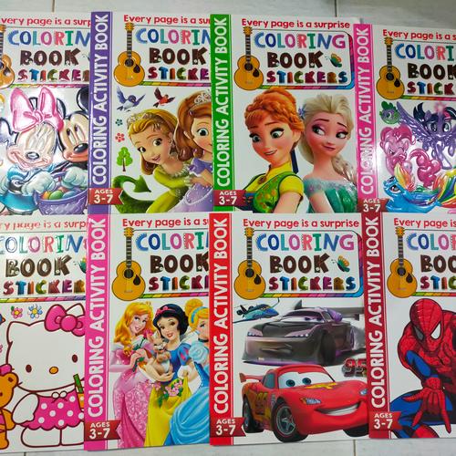 Jual Coloring book stickers ages 3 - 7 - Kota Surabaya - shin_paper ...