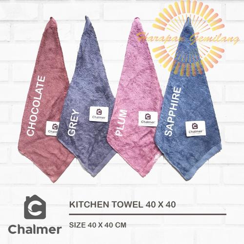 Jual Lap Tangan Handuk Chalmer 40 x 40 cm Serbet Cuci Tangan Lap ...